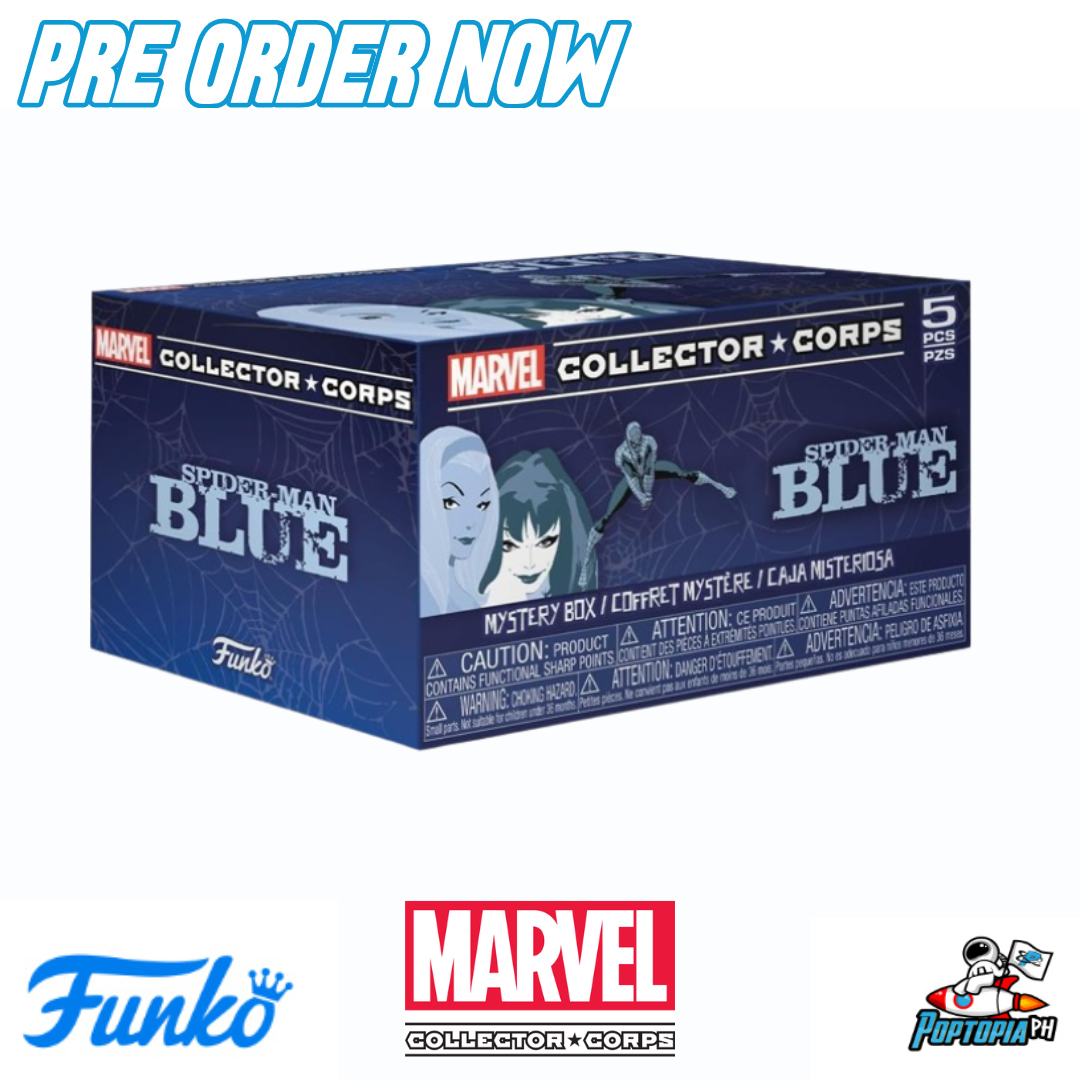 PRE ORDER Funko Marvel Collector Corps Box - Spider-Man Blue MCC Box ...