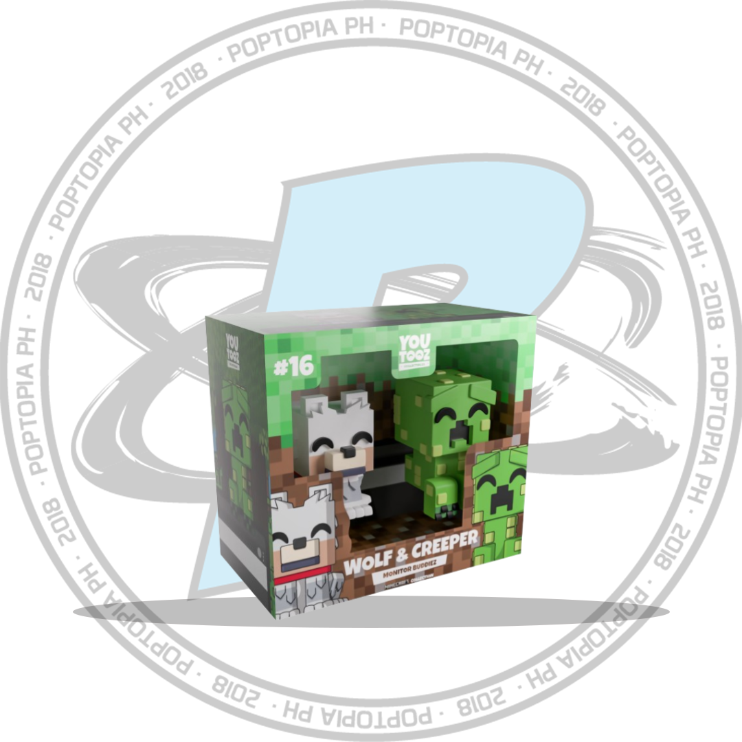 Youtooz Minecraft- Wolf & Creeper Monitor Buddiez #16 – Poptopia PH